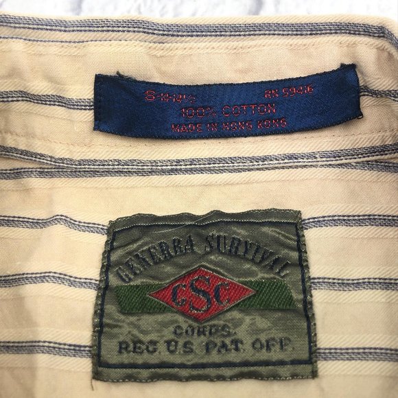 GENERRA | Shirts | Generra Survival Vintage Military Dress Shirt | Poshmark
